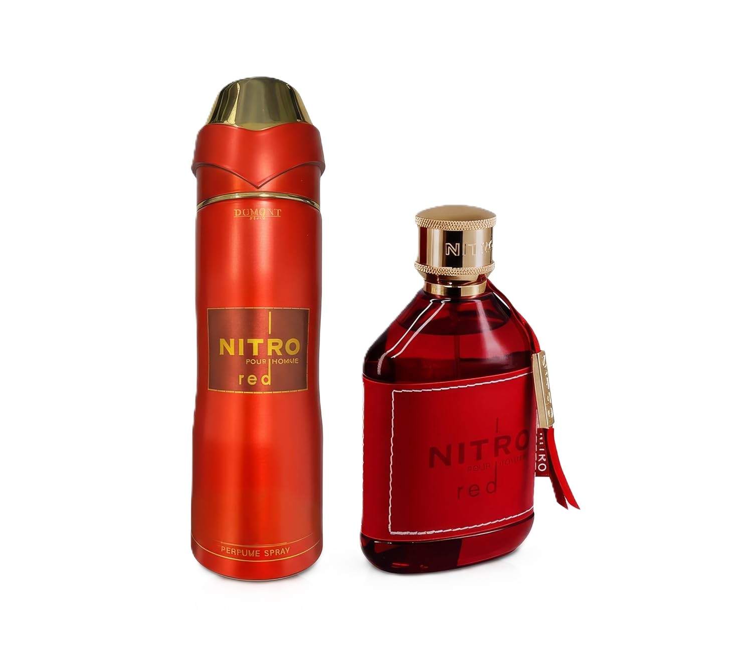 Nitro Red EDP 3.4 oz and Nitro Red Perfume Spray 6.8 oz